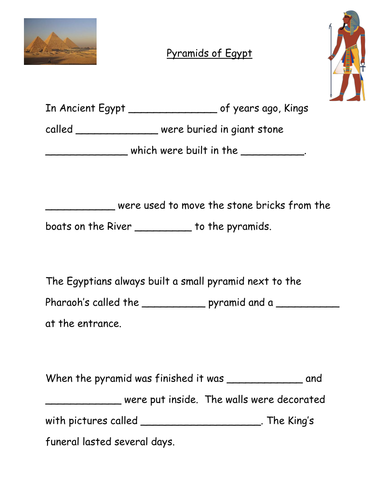Variety of Ancient Egypt Activities | Teaching Resources