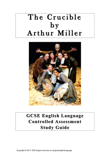 The Crucible Controlled Assessment: Workbook | Teaching Resources