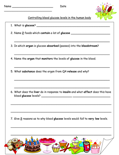 Controlling blood glucose levels | Teaching Resources