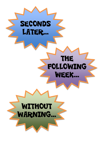 Time Connective Tension Builder Display by chixter - Teaching Resources ...