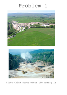 Quarrying Limestone-problems | Teaching Resources