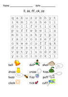 Phonic Wordsearches - Resources - TES