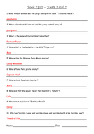 Book Quiz | Teaching Resources