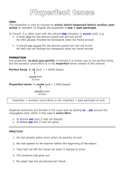 Pluperfect | Teaching Resources