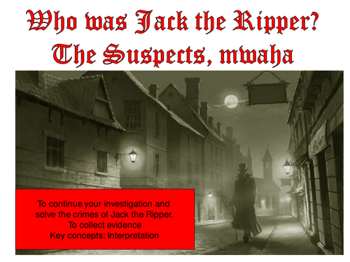 Jack the Ripper | Teaching Resources