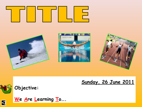 Learning Objectives, WALT and WILF, Mini Plenary | Teaching Resources