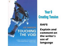 Touching the Void (Reading/Writing Lessons) | Teaching Resources