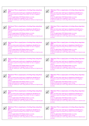 Target stickers to improve writing | Teaching Resources