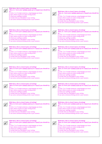 Target stickers to improve writing | Teaching Resources