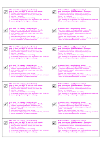 Target stickers to improve writing | Teaching Resources