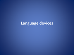 The basics of language devices | Teaching Resources