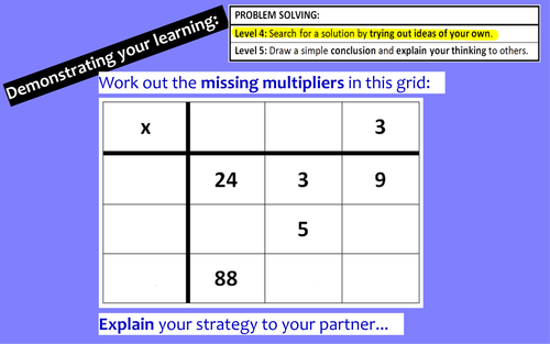 Missing Multipliers - NRICH activity | Teaching Resources