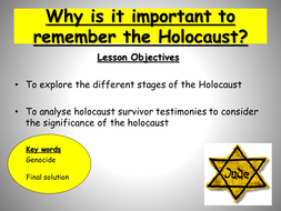 The Holocaust (final Solution) | Teaching Resources