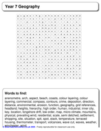 Year 7 wordsearch | Teaching Resources