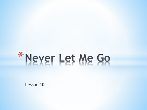 Never Let Me Go Literature Circles SOW Pt 1 | Teaching Resources