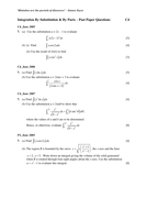 Maths KS5 Core 4: Integration by Parts worksheets | Teaching Resources