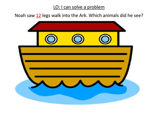 Noah's Ark Maths Activity (KS1) | Teaching Resources
