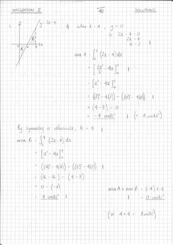 Maths KS5/core 2/C2/ Scottish Highers Integration | Teaching Resources Maths KS5/core 2/C2/ Scottish Highers Integration | Teaching Resources