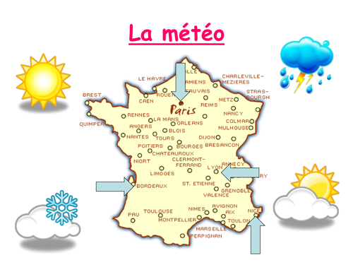Weather role play activity / listening worksheet | Teaching Resources