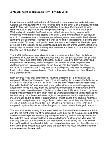 A Moonlit Night To Remember | Teaching Resources