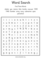 World War 2 grids and word search | Teaching Resources