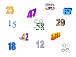 Splat game - numbers | Teaching Resources