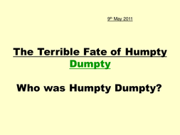 1 Humpty Dumpty | Teaching Resources