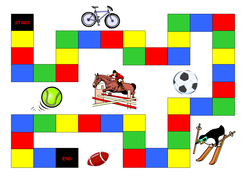 Board game on sports | Teaching Resources