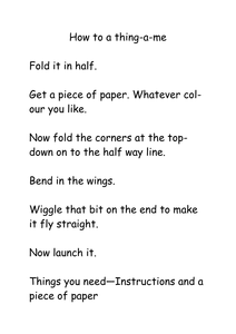 Instructional texts - Resources - TES