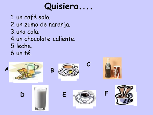 En la cafeteria | Teaching Resources