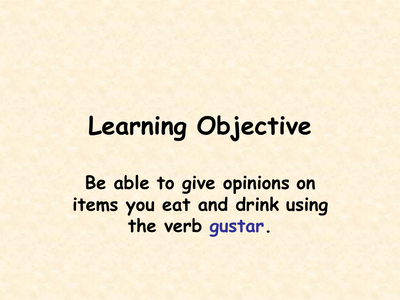 ¿Qué te gusta comer y beber? by mmullen - UK Teaching Resources - TES