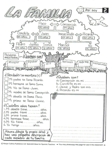 Mi familia | Teaching Resources