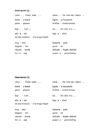 Los ojos, el pelo y la talla | Teaching Resources