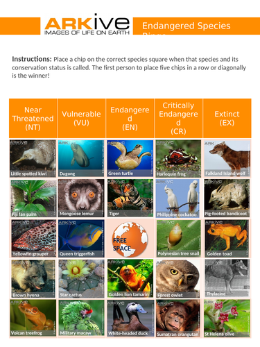 An Introduction to Endangered Species | Teaching Resources
