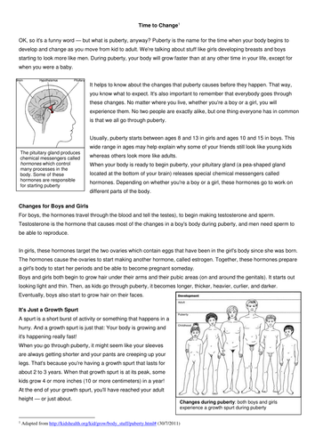 Time for Change | Teaching Resources