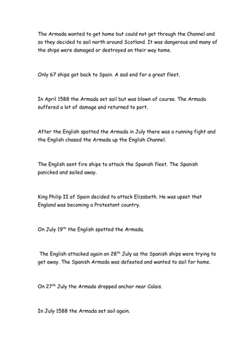 The Spanish Armada | Teaching Resources