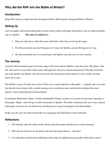 The Battle of Britain: A Turning Point? | Teaching Resources