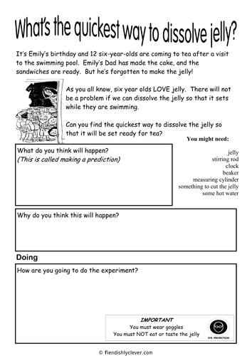 What's the Quickest Way to Dissolve Jelly? | Teaching Resources