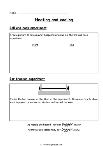 Heating and Cooling | Teaching Resources
