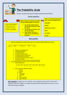 The probability line | Teaching Resources