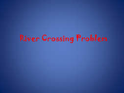 River Crossing Problem | Teaching Resources