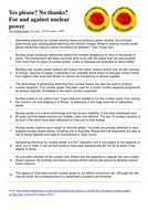 Nuclear Power Case Study | Teaching Resources
