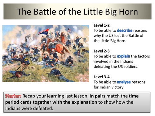 The Battle for Little Big Horn | Teaching Resources