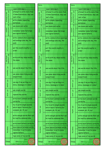 APP Writing Bookmarks - Child Friendly & Standard | Teaching Resources