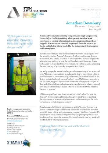 STEM Careers: Research Engineer | Teaching Resources
