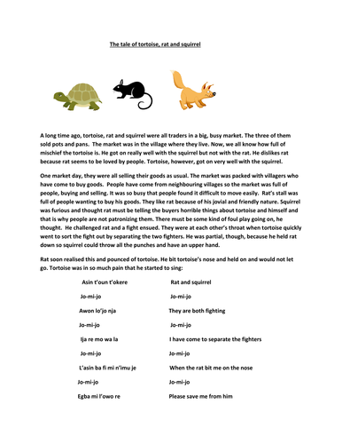 African folktales | Teaching Resources