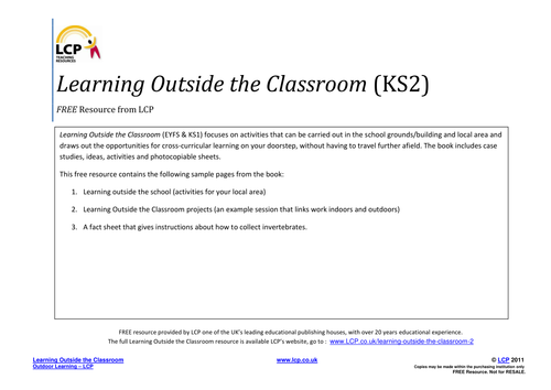 Outdoor Learning Resources for KS2 | Teaching Resources