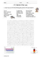 AQA C1 new spec wordsearches by cathb1975 - UK Teaching Resources - TES