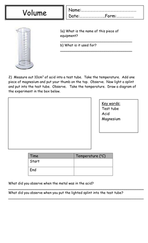 Volume | Teaching Resources