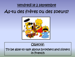 As-tu des frères ou des soeurs? | Teaching Resources
